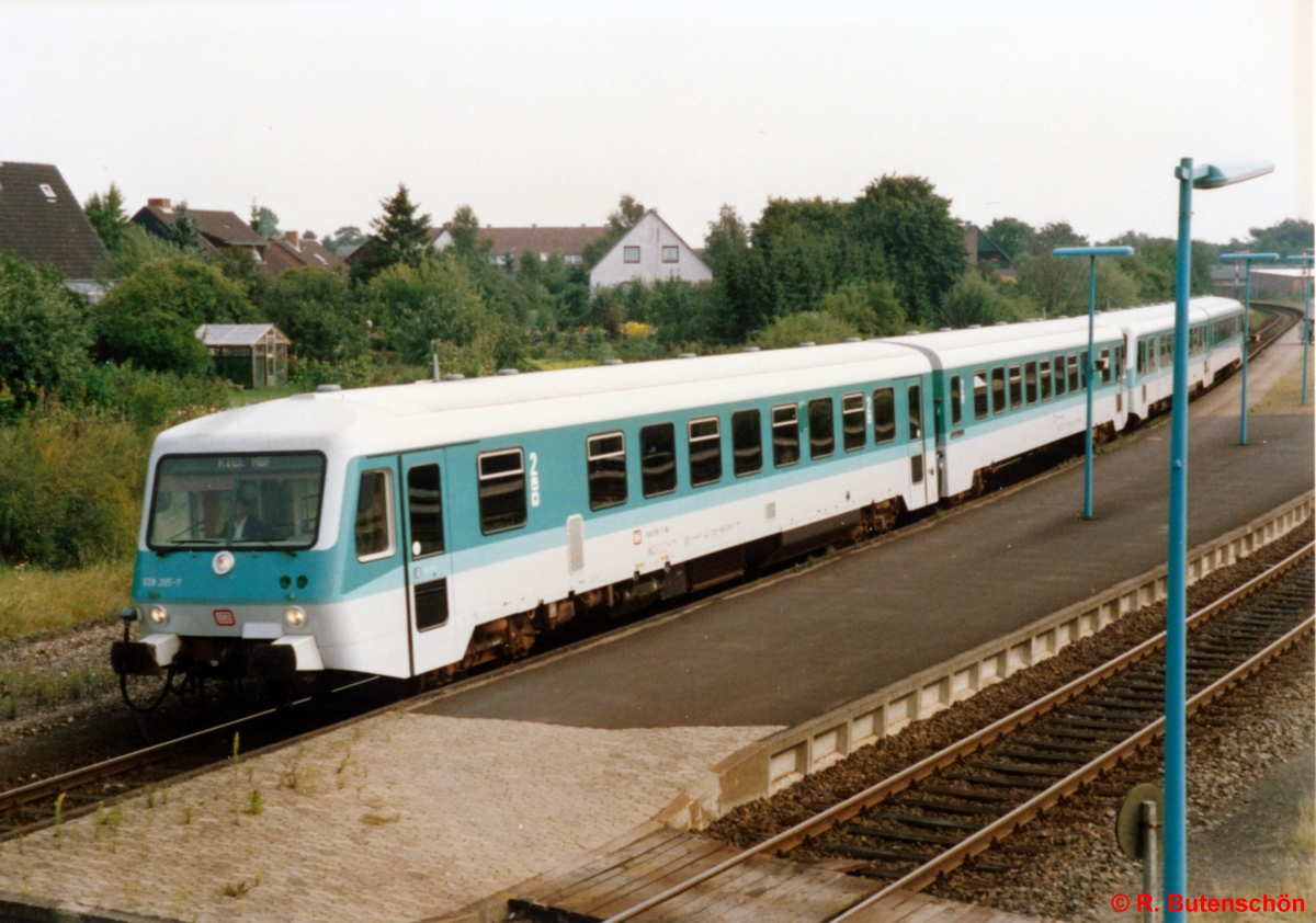 Zur Erinnerung an den Triebwagen BR 628 in Schleswig-Holstein (47 B ...
